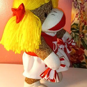 Toys | Musical Singing Colorful 13 Cheerleader Monkey Dressed In Red ...